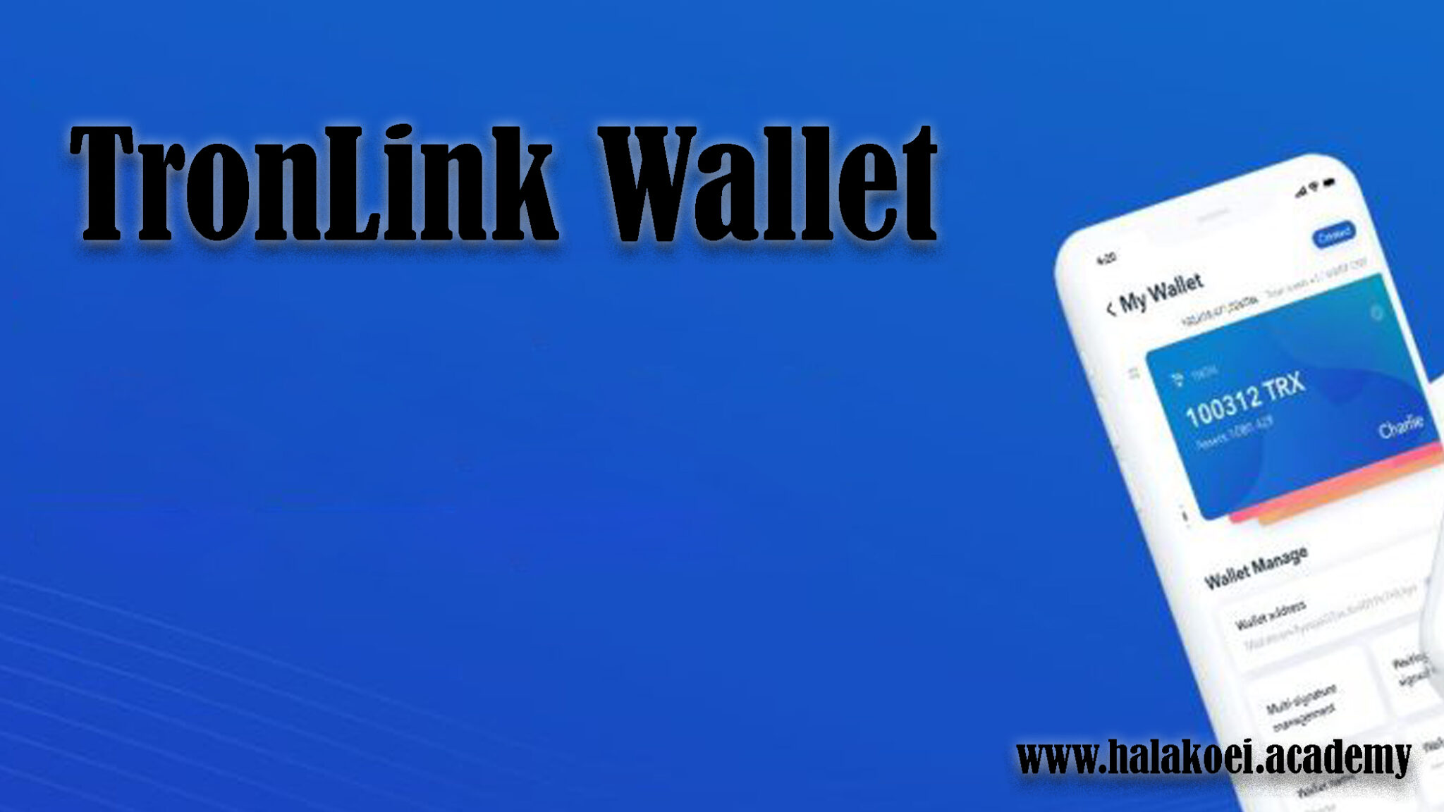 معرفی TronLink Wallet - آکادمی هلاکوئی